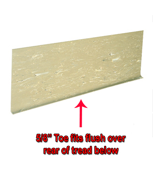 Coved Rubber Stair Tread Risers are Coved Stair Risers by American ...